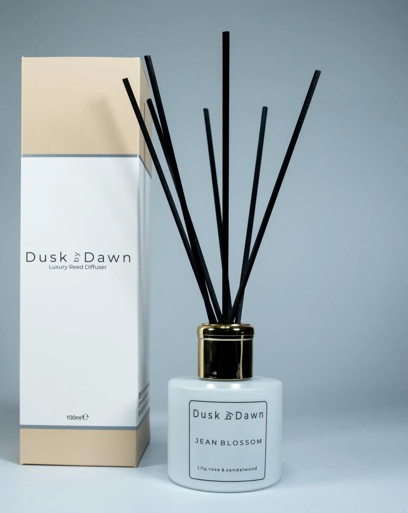 Jean Blossom | Lily, Rose & Sandalwood Reed Diffuser – Dusk by Dawn